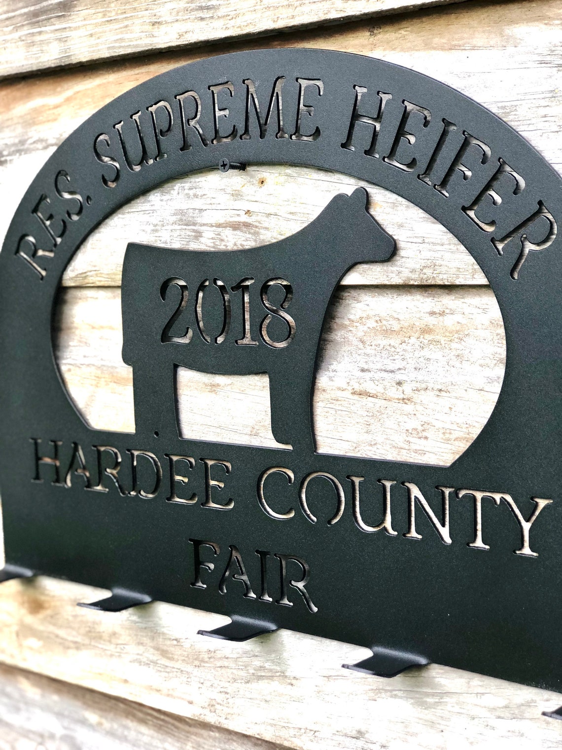 Livestock Exhibitor Award Sign for Show Heifer Show Heifer - Etsy