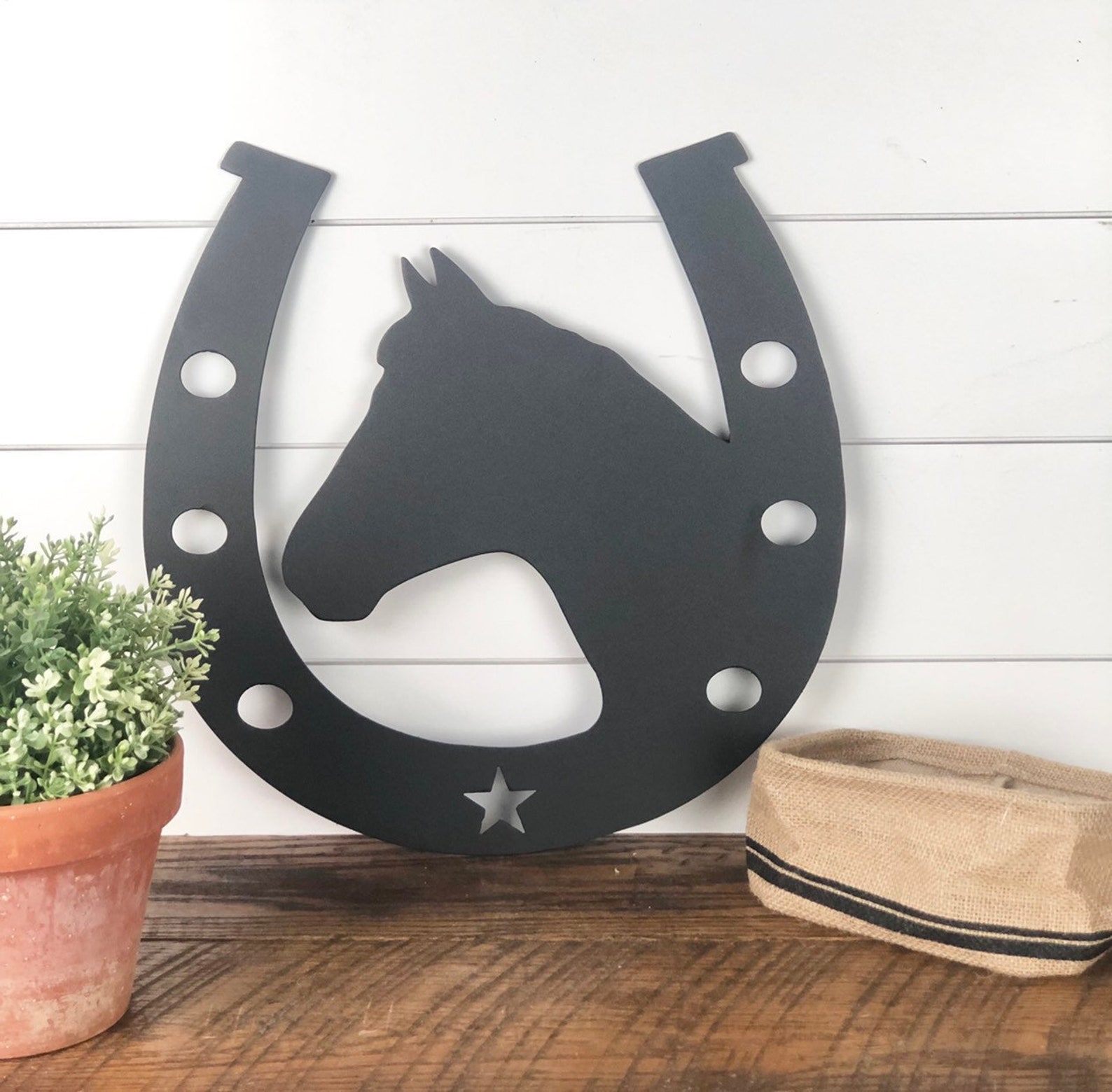Horseshoe Sign Farmhouse Welcome Sign Ranch Sign Horse - Etsy