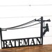 Lineman Last Name Metal Sign Lineman Gift Lineman Sign Personalized ...