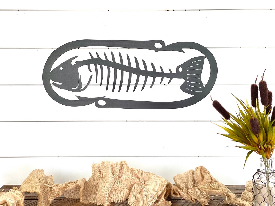 Red Fish Metal Art Personalized Fish Sign Metal Fish Fisherman Gift - Etsy