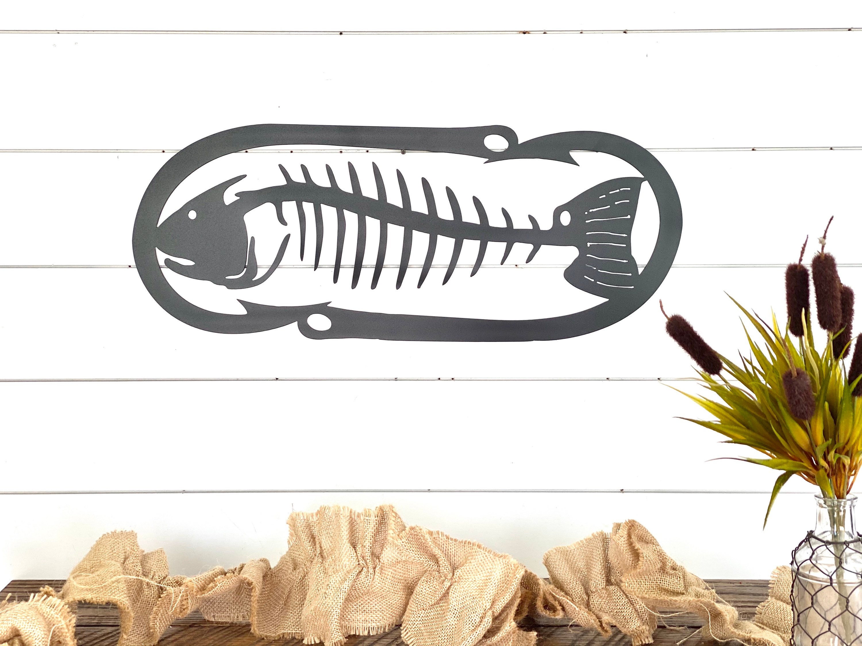 Red Fish Metal Art Personalized Fish Sign Metal Fish - Etsy