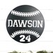 Personalized Baseball Metal Sign Baseball Decor Softball - Etsy