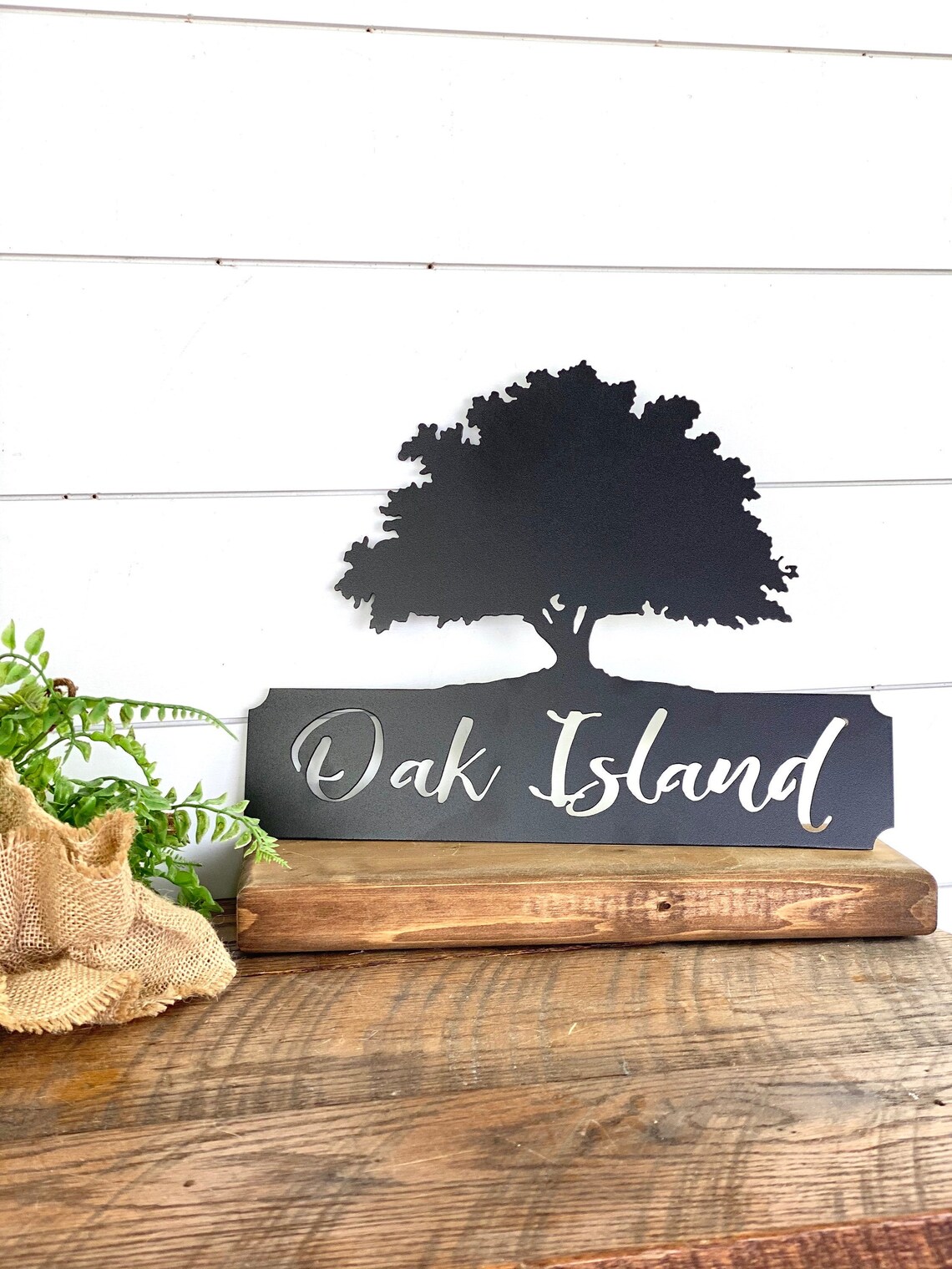 Oak Tree Metal Sign Personalized Tree Sign Family Tree Metal - Etsy