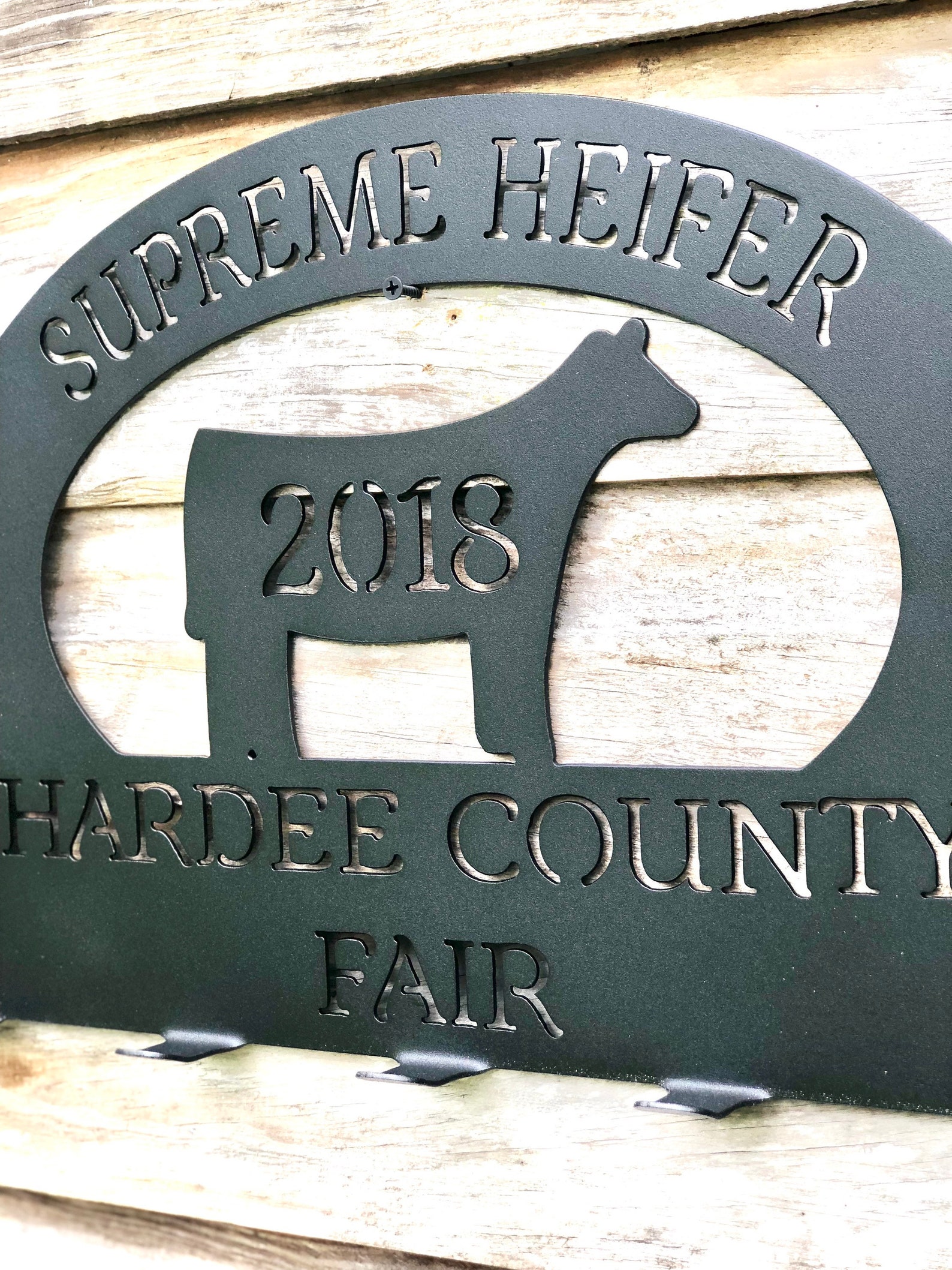 Livestock Exhibitor Award Sign for Show Heifer Show Heifer - Etsy