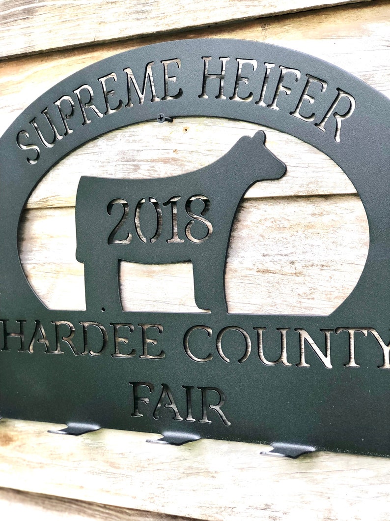 Livestock Exhibitor Award Sign for Show Heifer Show Heifer - Etsy