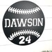 Personalized Baseball Metal Sign Baseball Decor Softball - Etsy