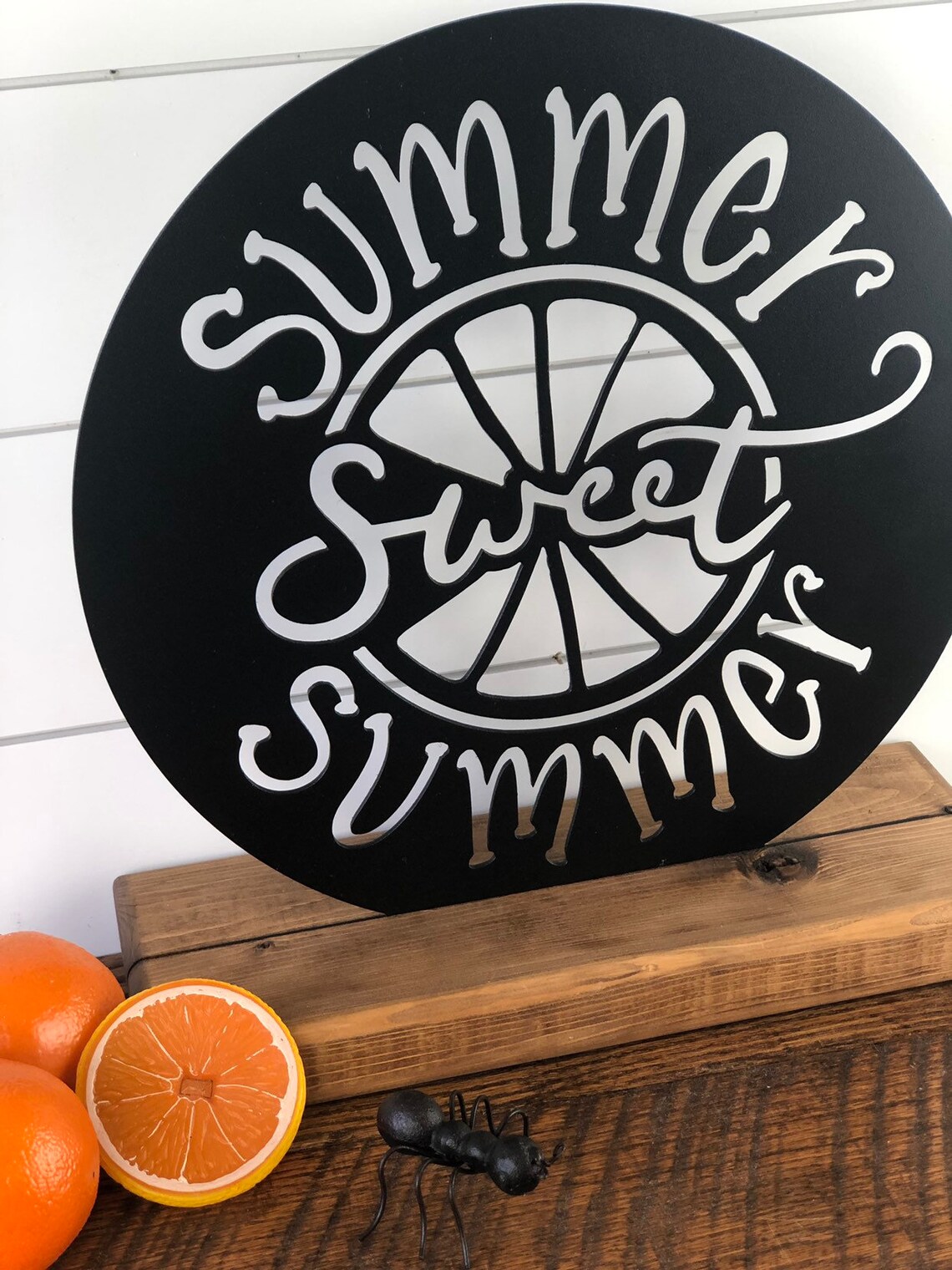Summer Sweet Summer Decor Citrus Sign Orange Farmhouse | Etsy