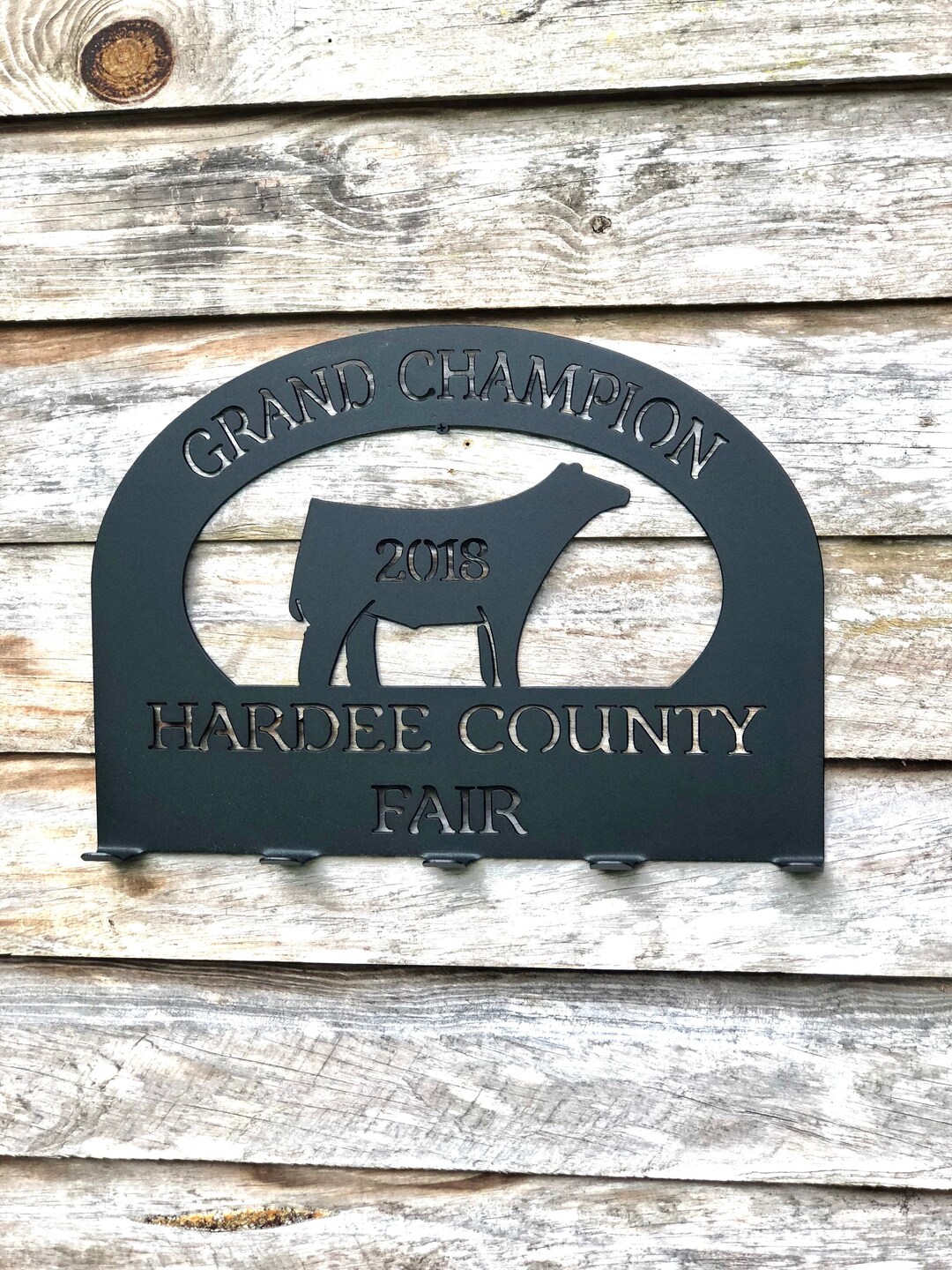 Livestock Exhibitor Award Sign for Show Steer Show Steer Sign Medal ...