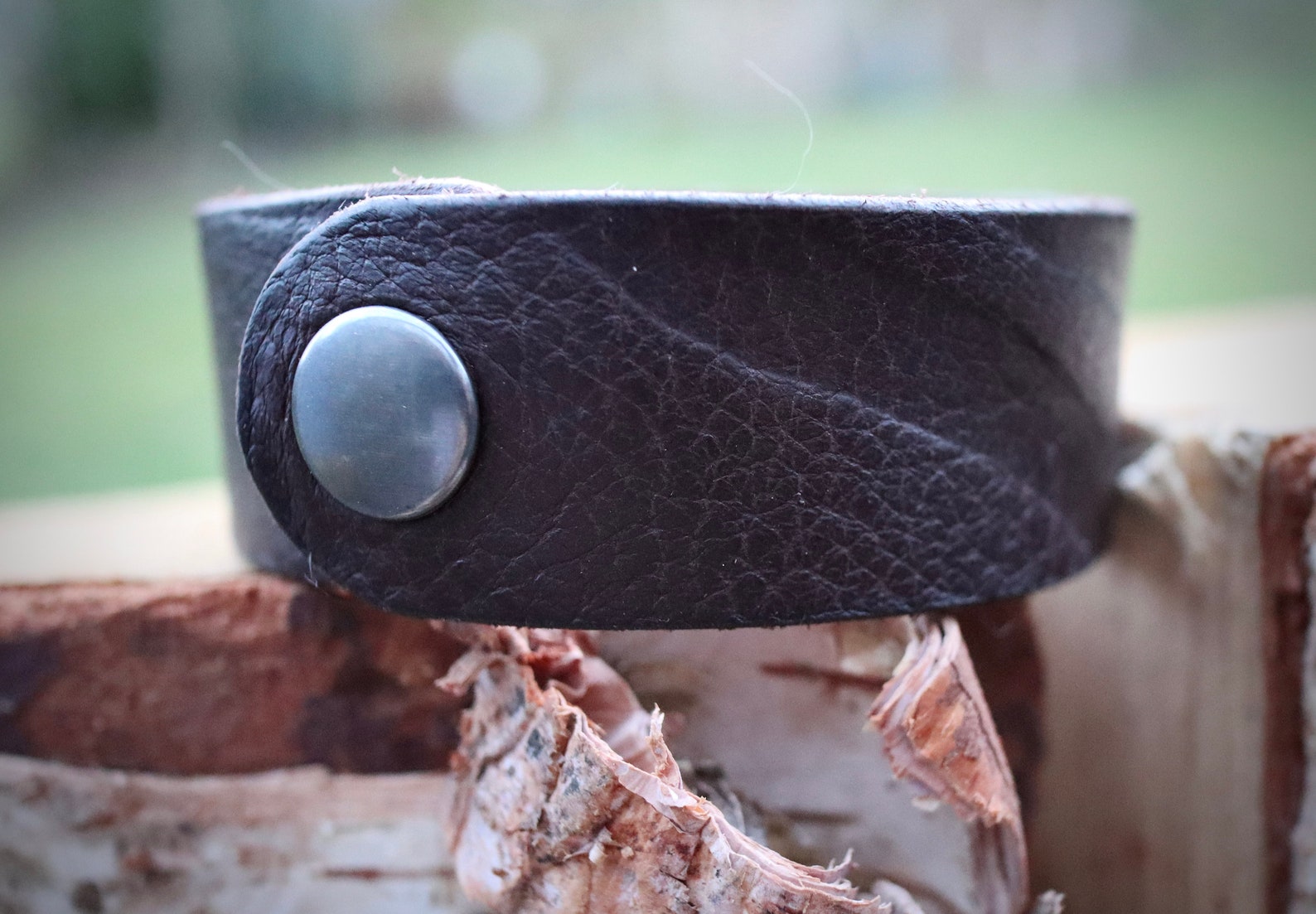 Leather Cuff Bracelet - Etsy UK