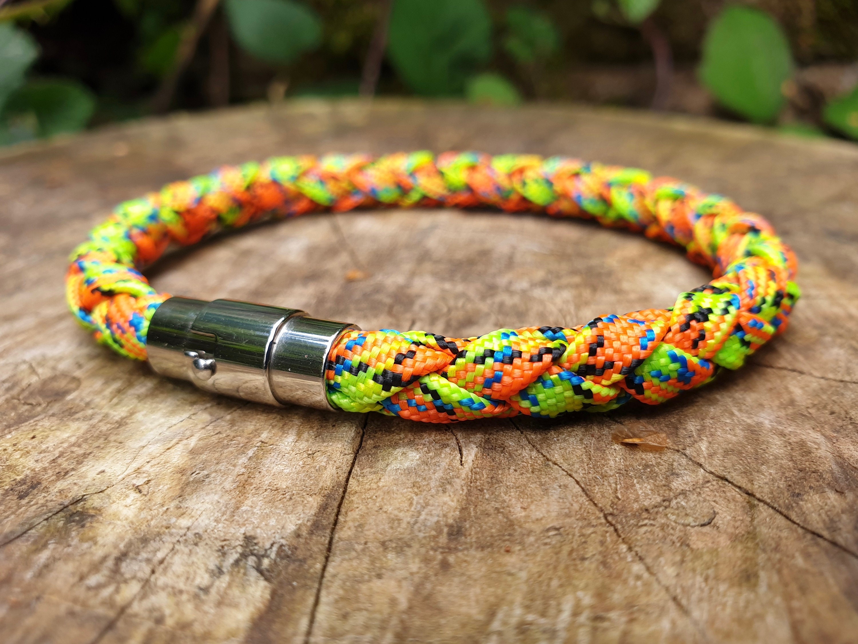 6mm Braided Paracord Bracelet Paracord Bracelet Handmade - Etsy UK