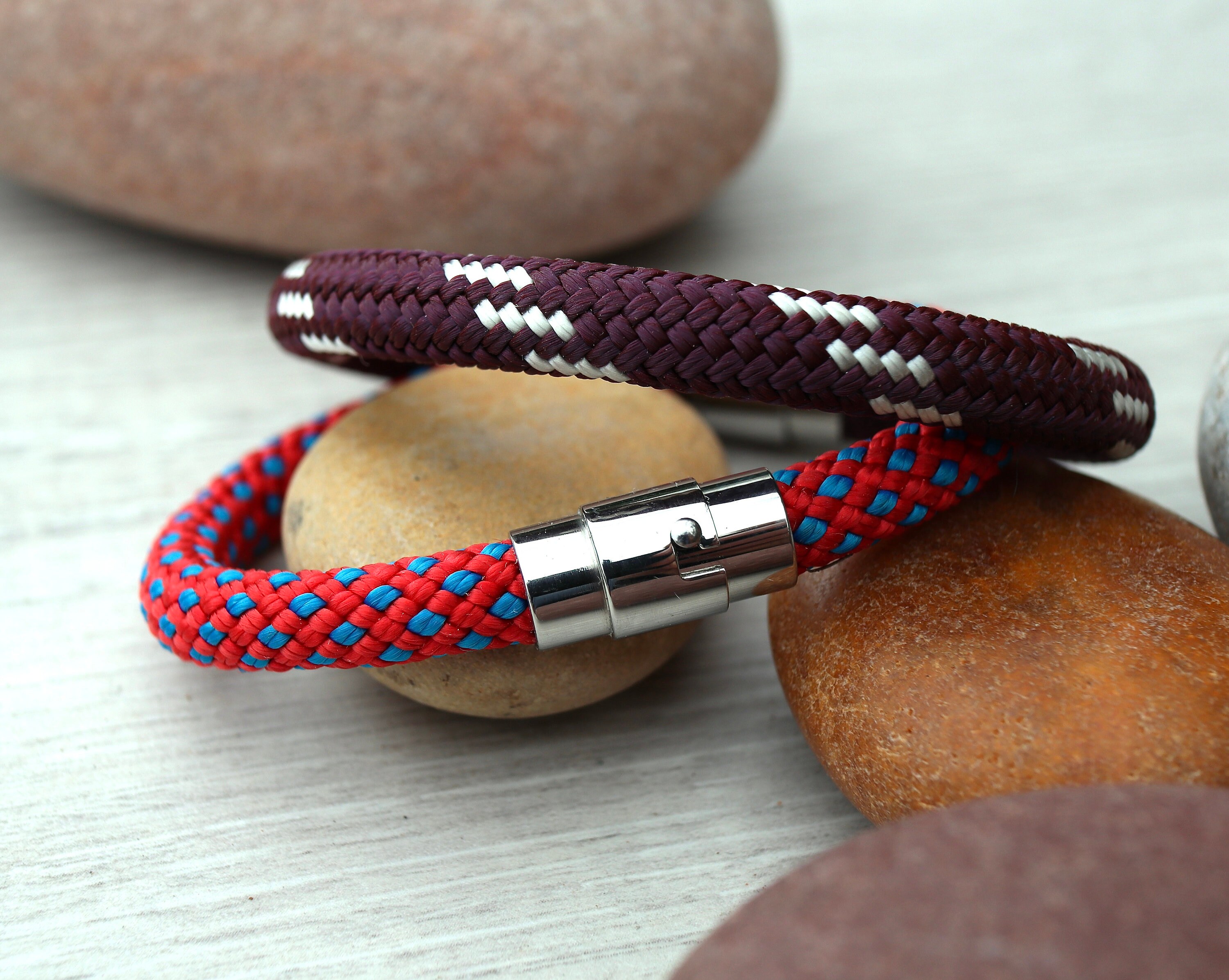 6mm Climbing/marine Rope Bracelet, Climbing Gift -marine Rope Bracelet ...