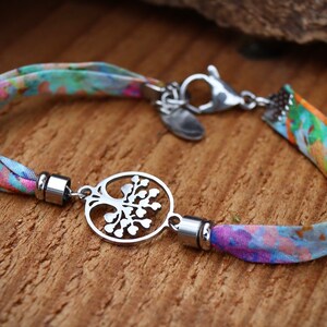 Liberty Tree of Life Charm Bracelet - Liberty of London Ribbon Bracelet ...