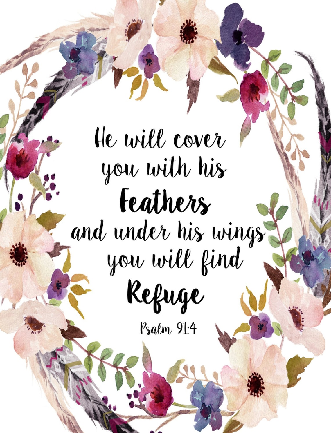 Psalm 91 4 He Will Cover You With His Feathers Printable Etsy psalm-91-4-he-will-cover-you-with-his-feathers-printable-etsy