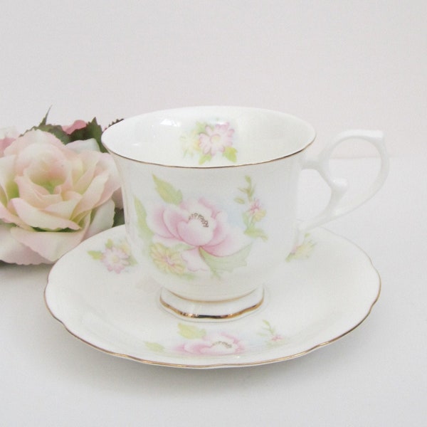 Pink Flower Tea Cup - Etsy