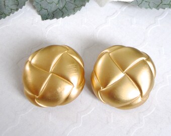 Matte Gold Button - Etsy