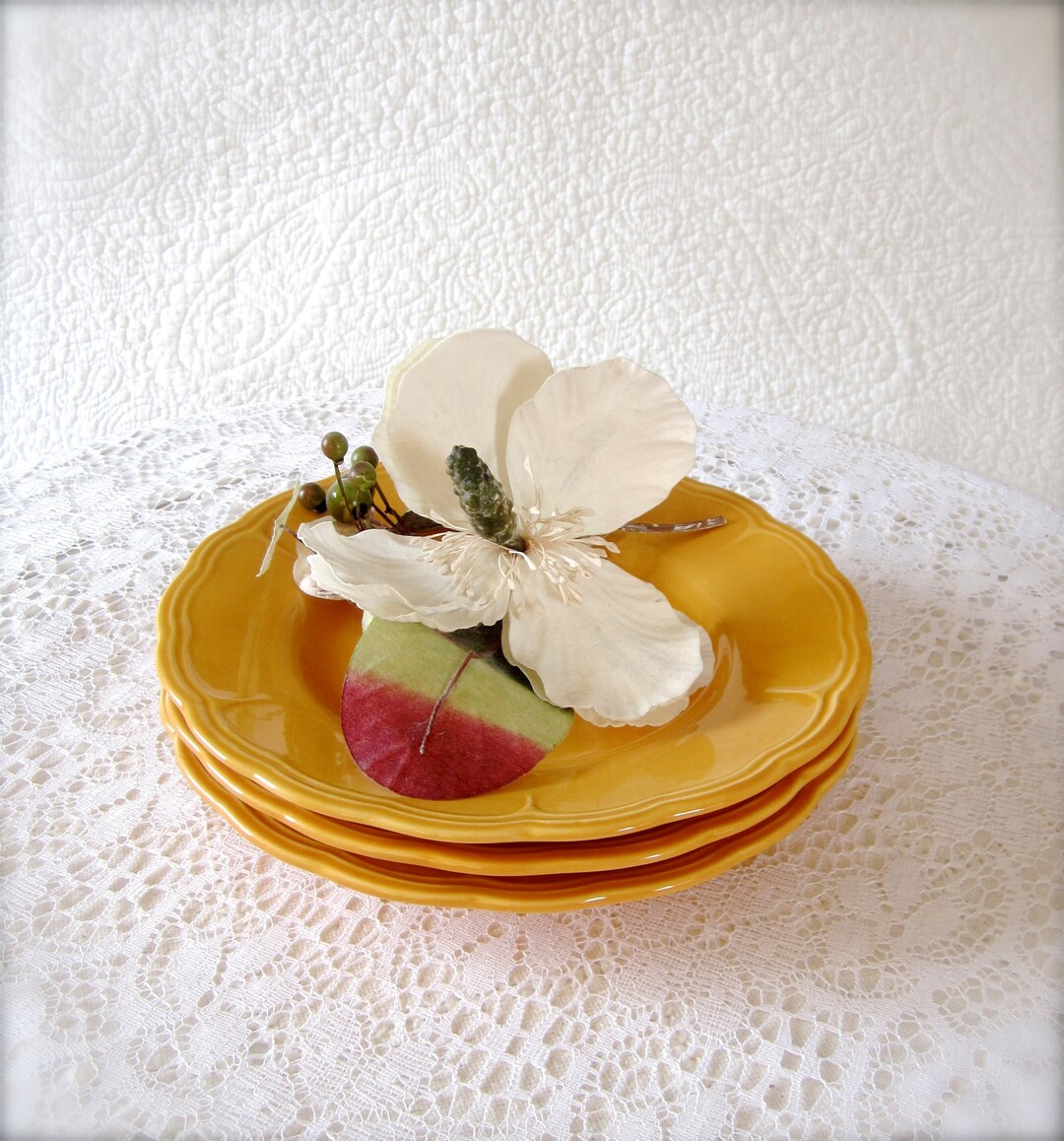 Set of 3 Living Art Provence Pattern Hand Painted Plates - Etsy