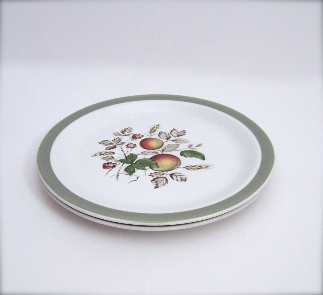 Set of 2 Alfred Meakin Salad Plates, Staffordshire, England, Hand ...