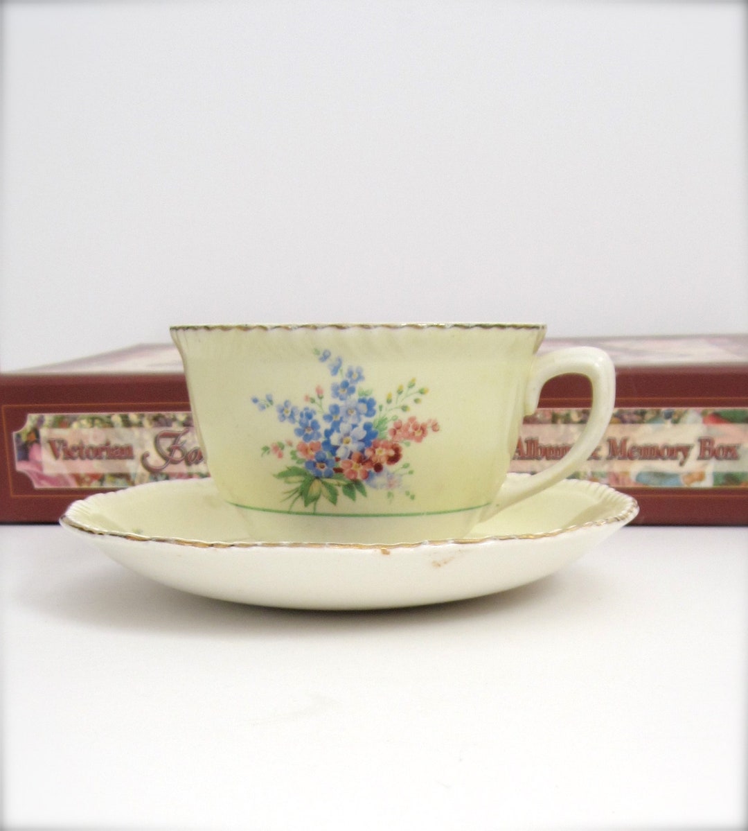 Woods Ivory Ware Tea Cup and Saucer, English Bone China, Teacup and ...