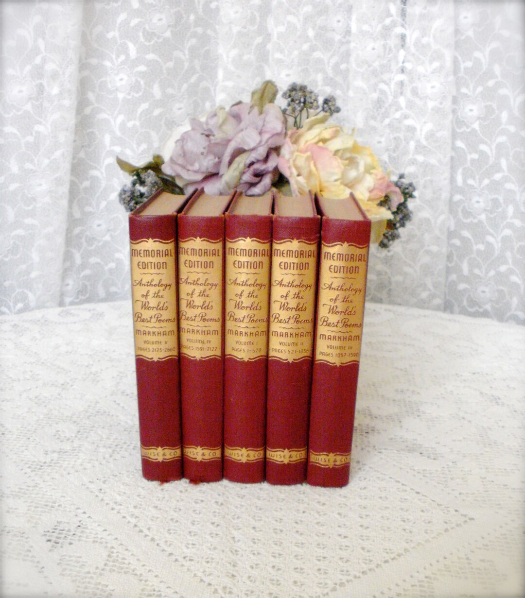 Five Books Set, Anthology of the World's Best Poems, Memorial Edition ...