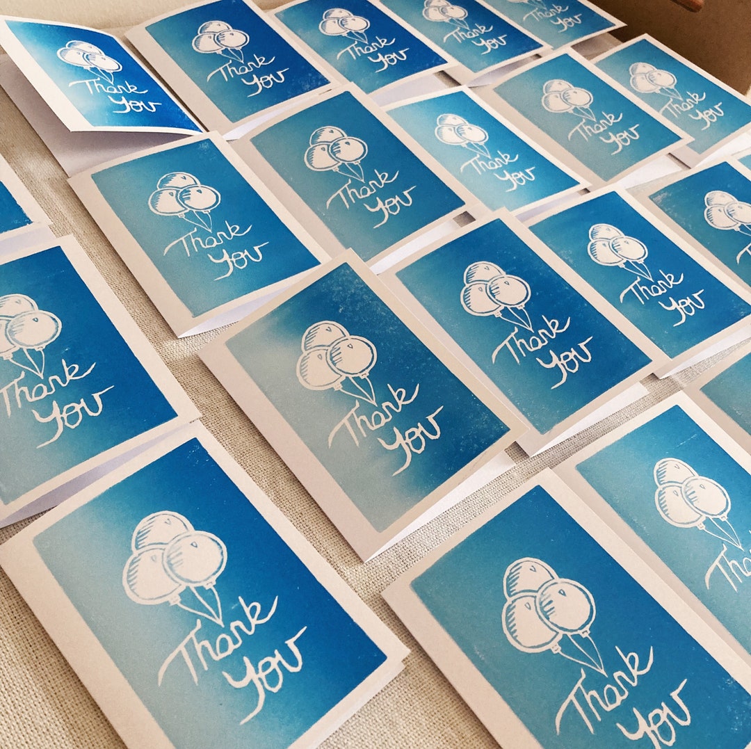 Custom Thank You Card Sets - Etsy