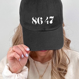 8647 Embroidered Hat, Subtle Anti Trump Cap, Hidden Dump Trump Hat ...