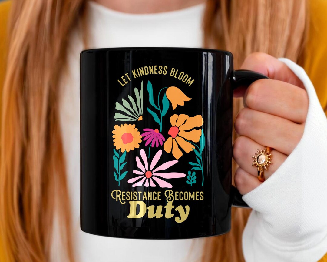 Let Kindness Bloom Button Pin, Wildflower Be Kind Badge, Anti-racism ...