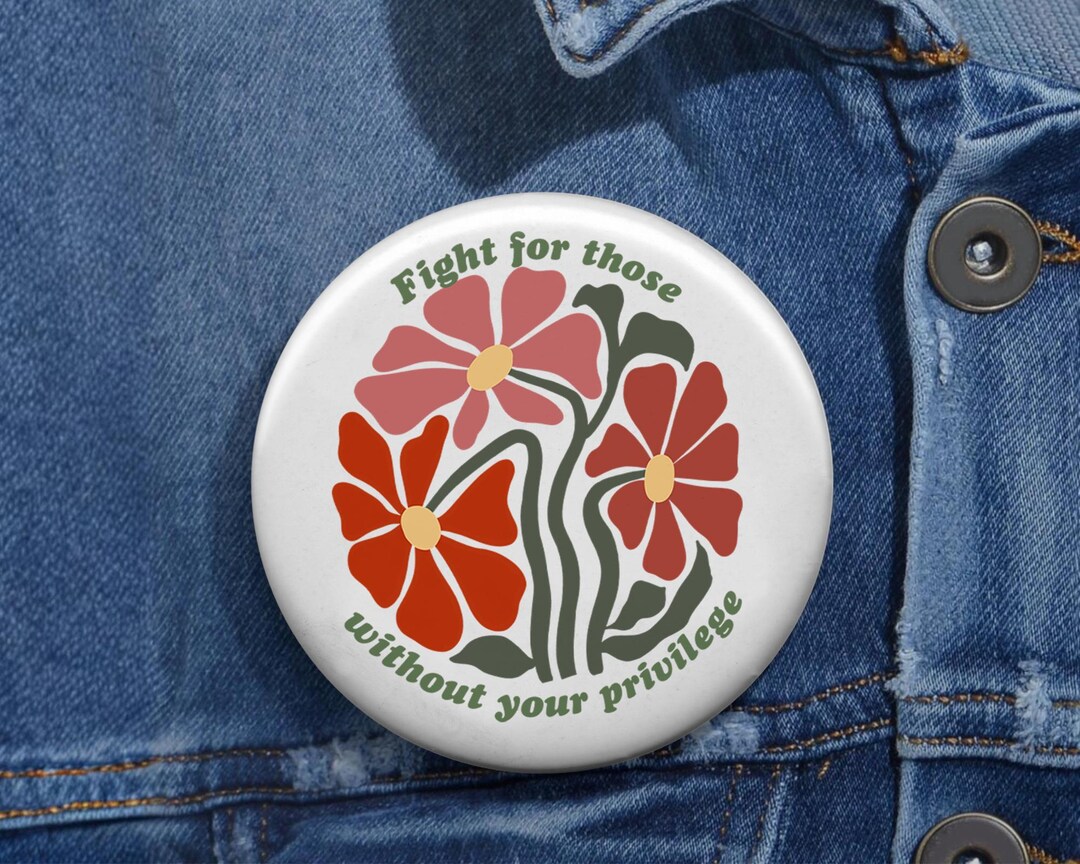 Fight for Equality Button Pin, DEI Protest Pinback, LGBTQ Feminist ...