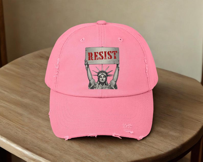Resist Hat, Anti-fascism Cap, Feminist Activist Baseball Hat, DEI ...
