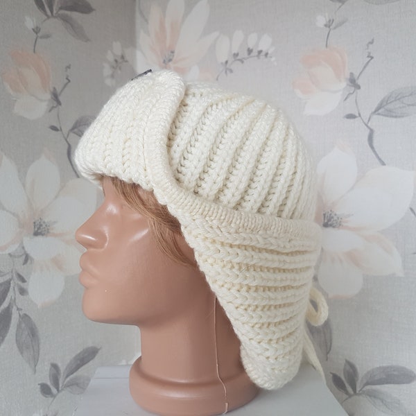 White Ushanka - Etsy