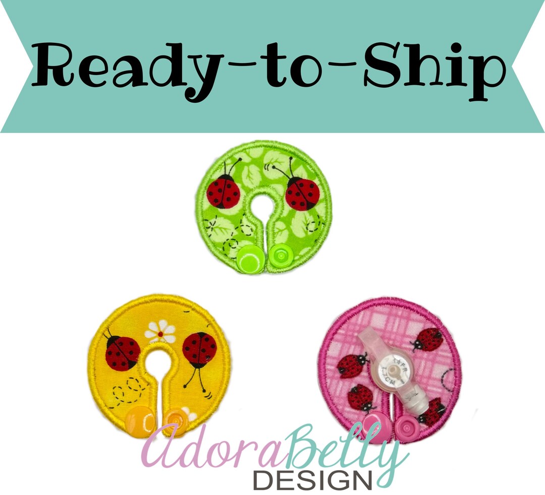 Ladybug Tubie Covers gtube Pad Ready-to-ship - Etsy