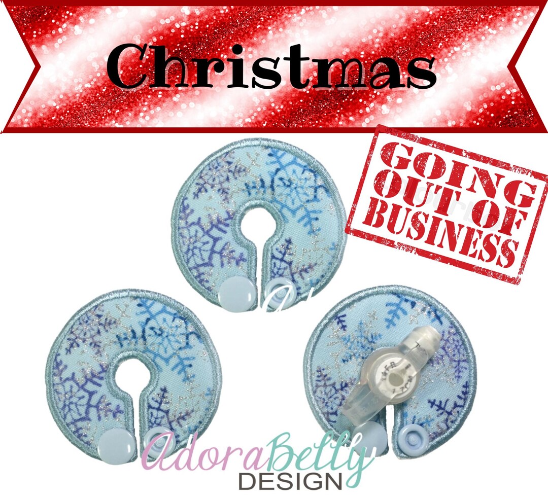 Snowflake Sparkle Tubie Covers (gtube Pads) Ready-to-ship - Etsy