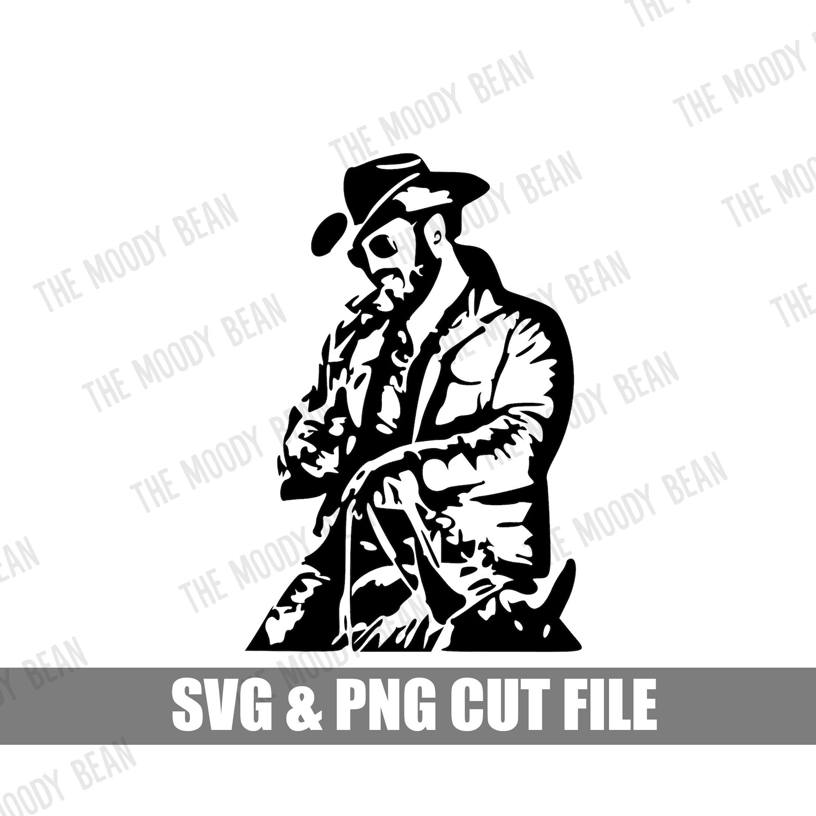 Rip Smile Silhouette // Rip Wheeler // Yellowstone // - Etsy