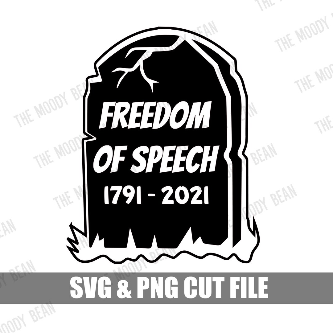 FREEDOM OF SPEECH 1791-2021 // First Amendment// Silhouette - Etsy