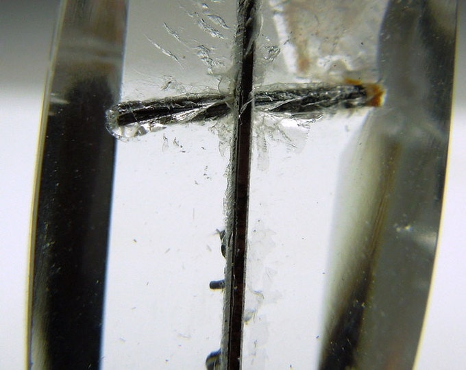 Tourmaline Cross in Quartz - Etsy