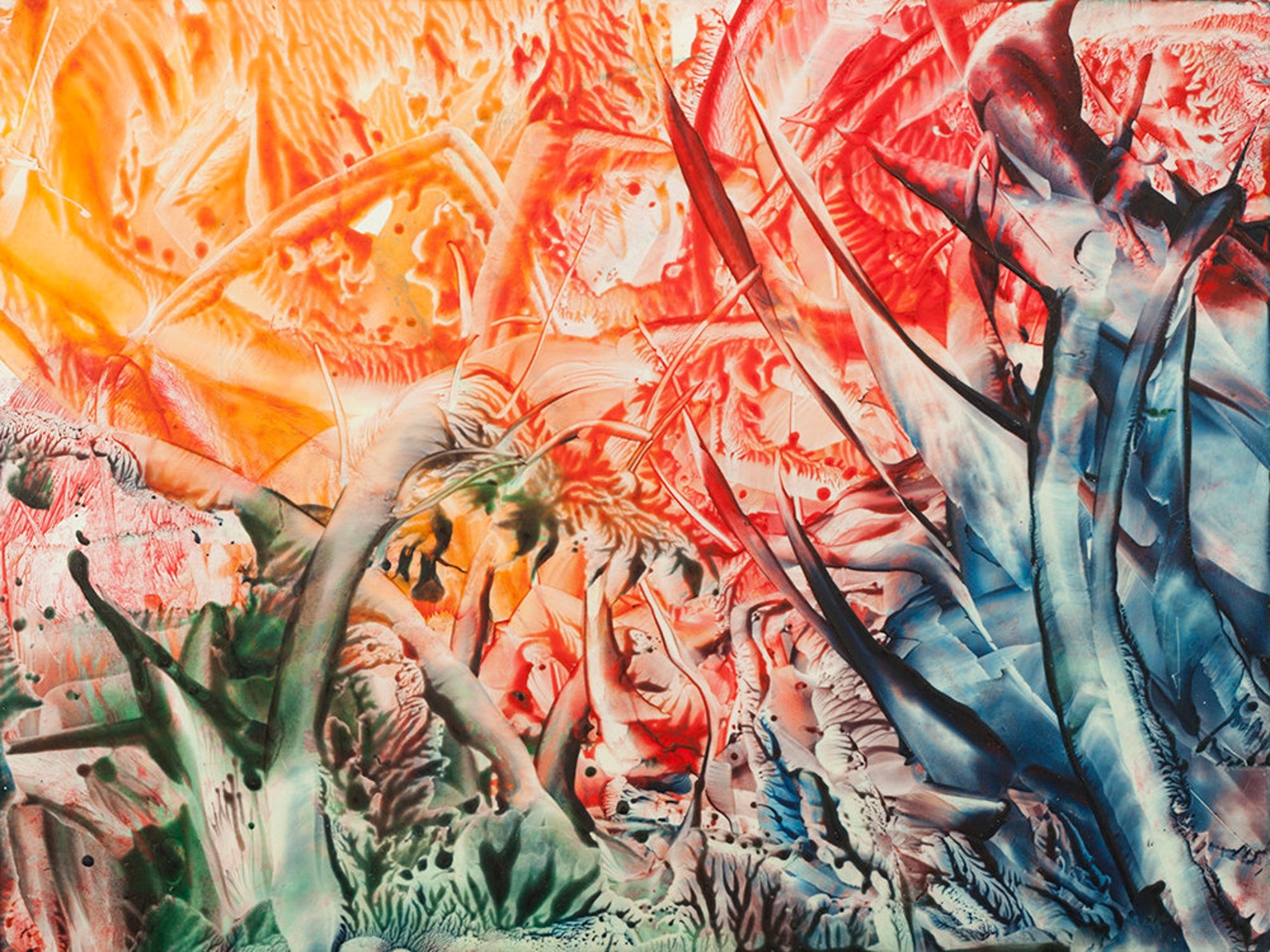 Encaustic 17, Original, Handmade Wax Painting, Abstract on Card - Etsy