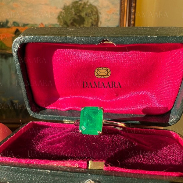 Emerald Colombian Ring - Etsy