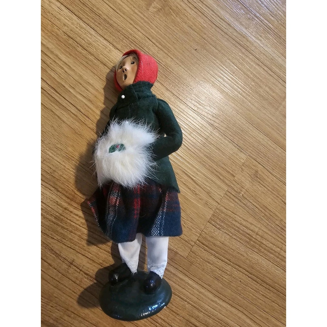 Vintage Byers Choice Caroler 1986 Girl Christmas Figurine Holiday - Etsy