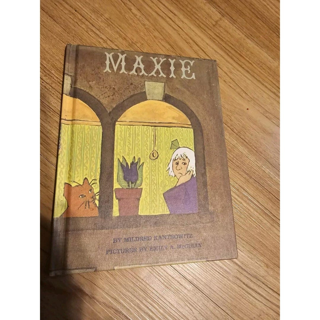 Vintage Maxie Hardcover Childrens Book Mildren Kantrowtiz 1970 - Etsy