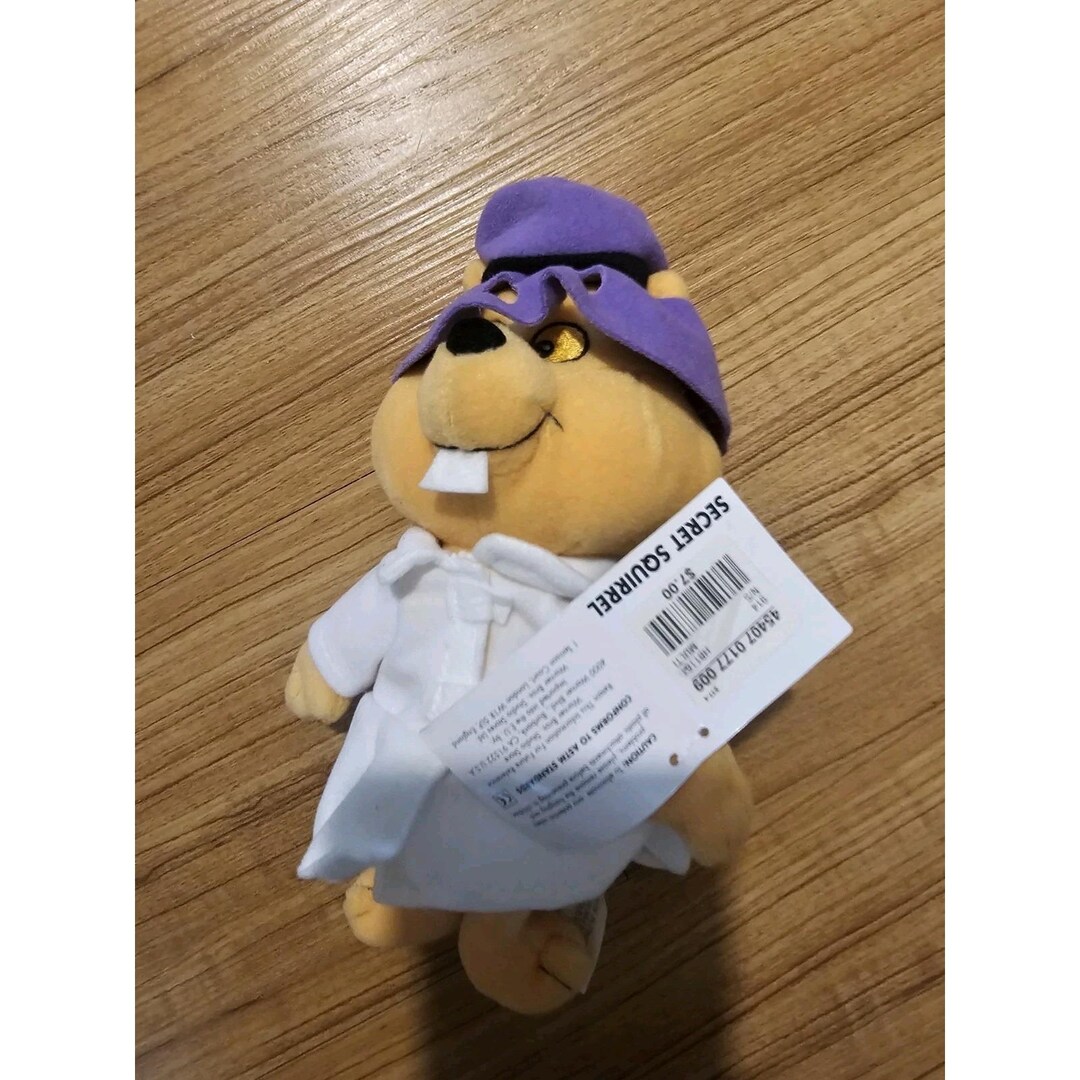 Vintage Warner Bros Hannah Barbara Secret Squirrel Bean Plush 1998 - Etsy