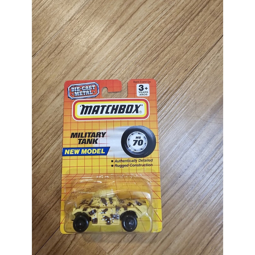 Vintage Matchbox Military Tank New Model 1993 Die Cast Metal MB 70 - Etsy