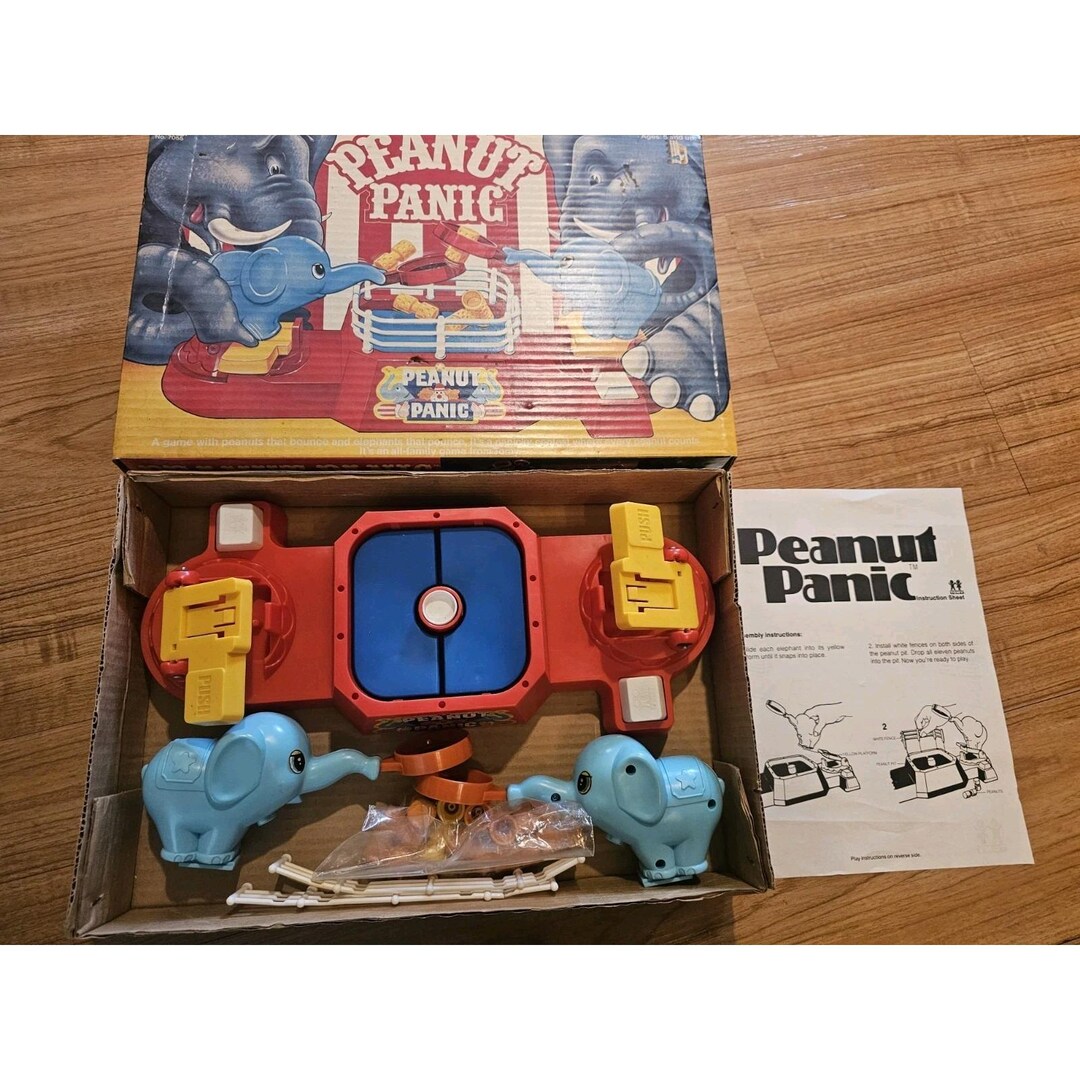 Vintage Peanut Panic Board Game 1979 Tomy 100% Complete - Etsy