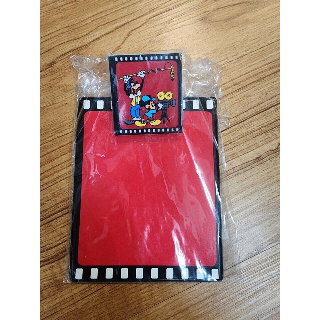 Vintage Walt Disney Applause Mini Clipboard Mickey Mouse and Goofy ...