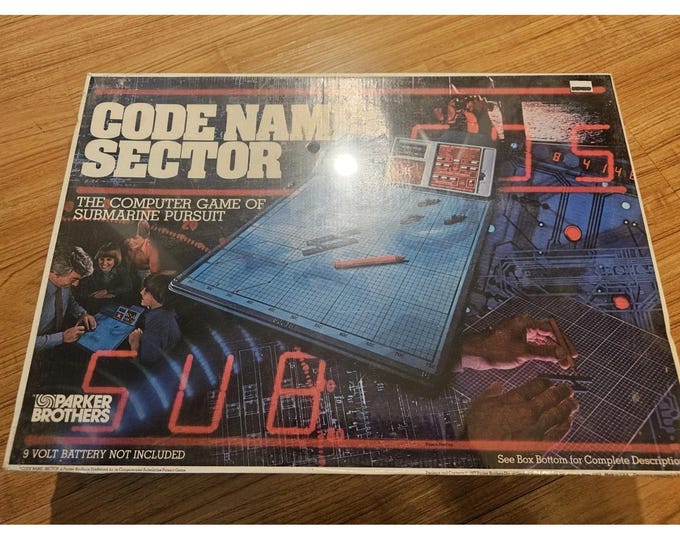 Vintage Code Name Sector Board Game Parker Bros 1977 Sealed Complete - Etsy