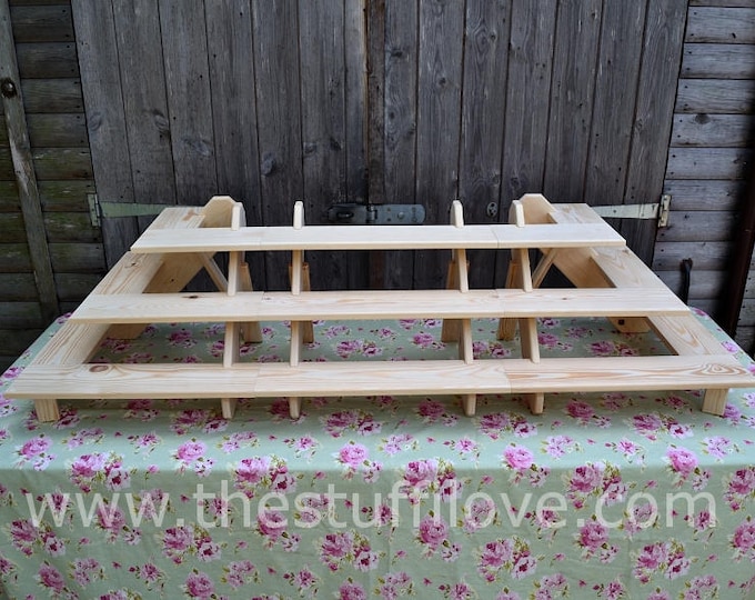 Ultimate portable riser craft fair display estanteing stand - Etsy España