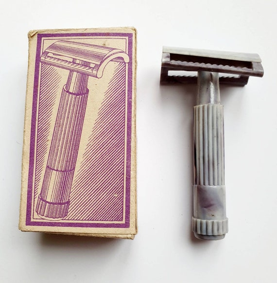 Slant Safety Razor Vintage 1940s Germany Double Edge Rasoir - Etsy