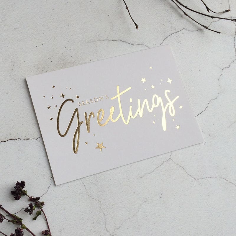 Season Greeting Cards - Etsy UK