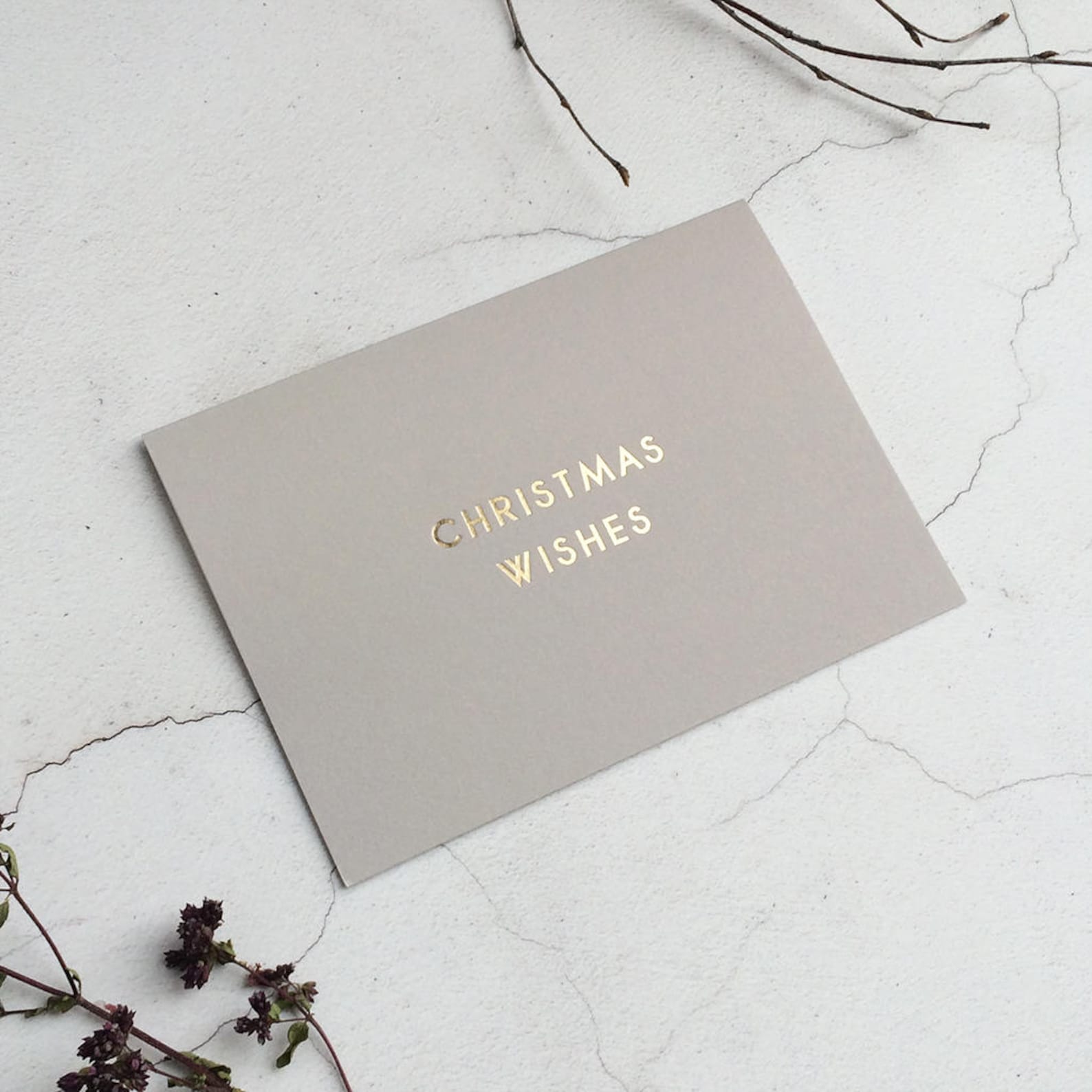Luxury Gold Foil Christmas Cards - Etsy