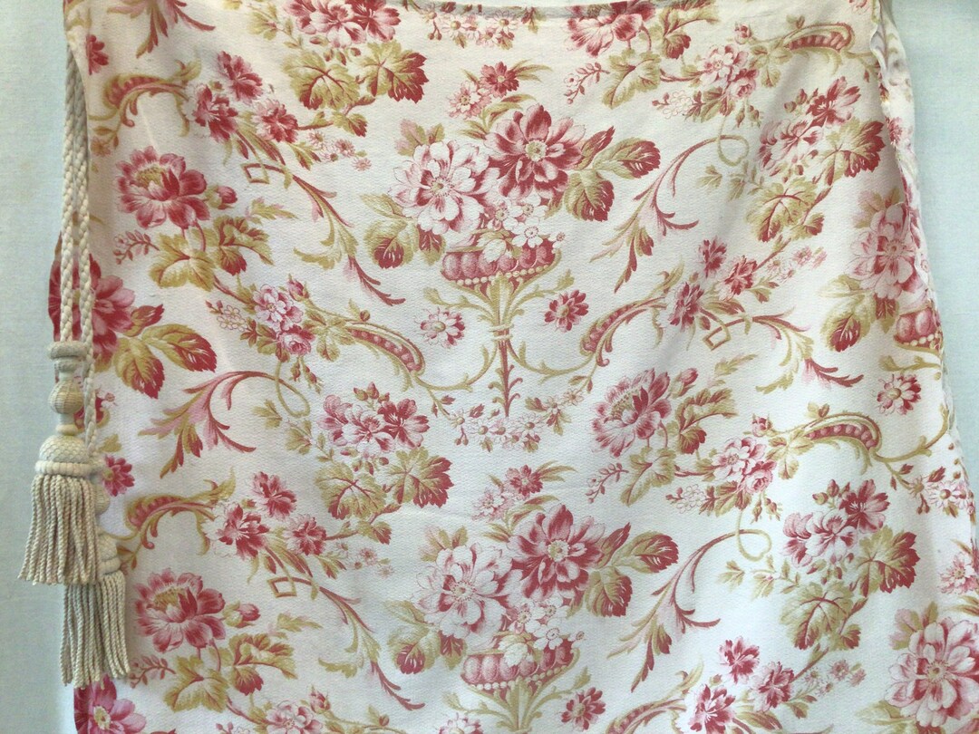 Antique French Cotton Fabric 19th Floral Bouquet Shabby Chic - Etsy