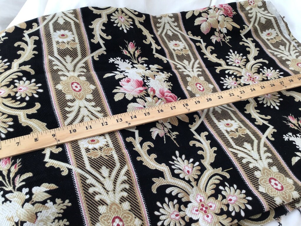 Gorgeous Antique French Fabric Printed Cotton 19th Century | Etsy