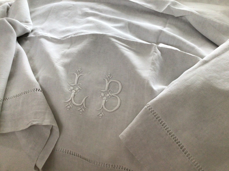 Fabulous Antique French Linen Heirloom Dowry Sheet Hand - Etsy